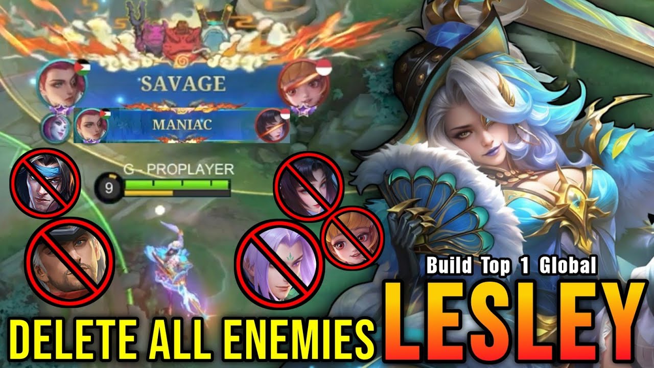 SAVAGE!! Lesley Covenant Delete All Enemies!! - Build Top 1 Global ...