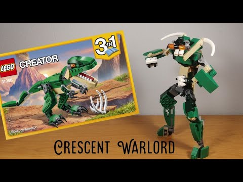 Lego 31058 alternate build Crescent Warlord - YouTube