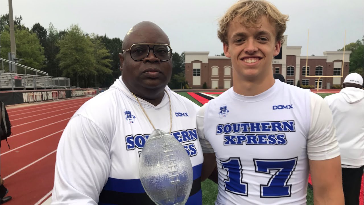 John Colvin 2023 QB 7v7 Highlights April16,2022 Hustle Inc Tournament ...