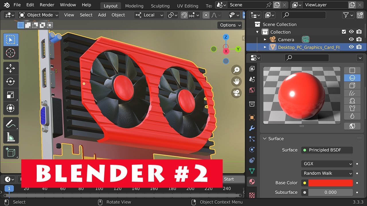 Blender Materials And Rendering Introduction How To Create Stills And Animations Youtube
