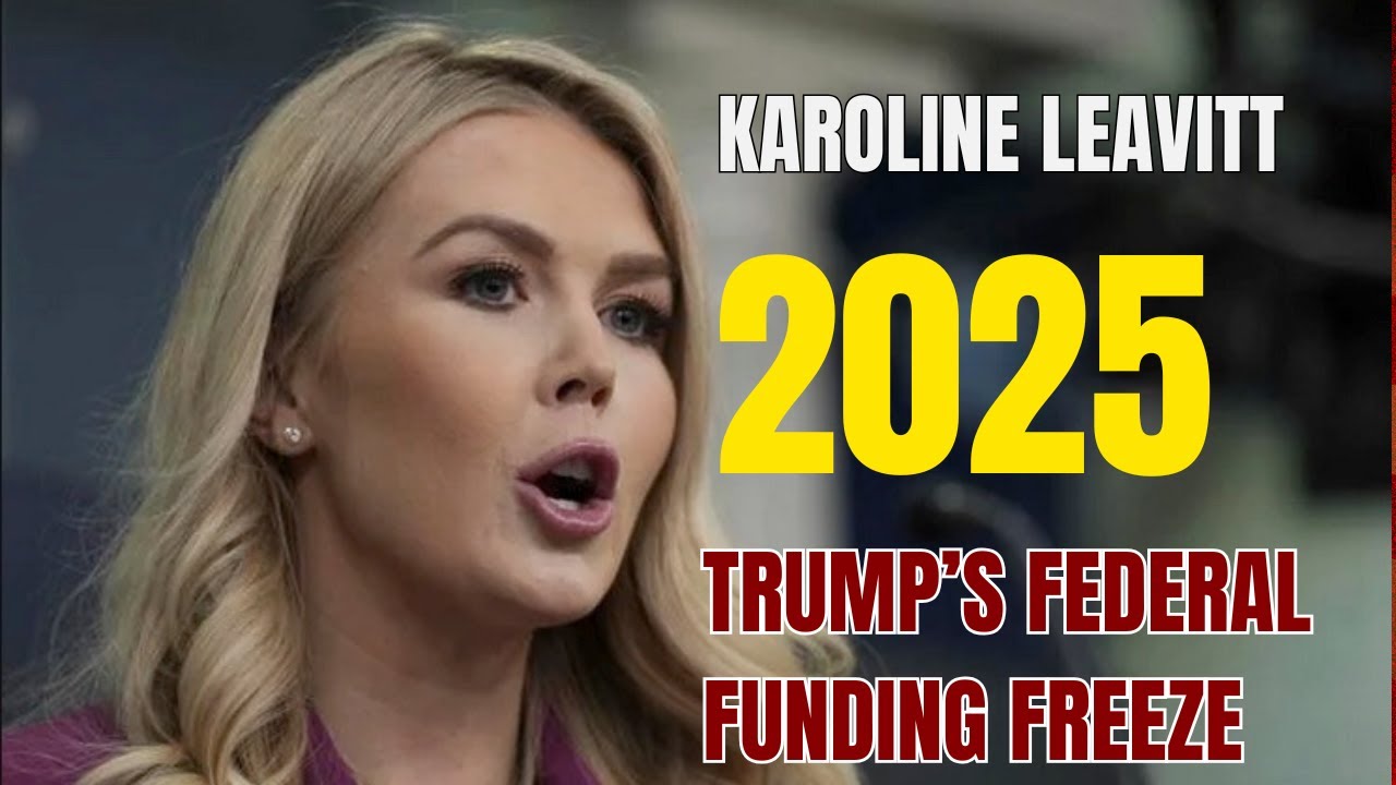 Inside Karoline Leavitt's Trump Funding Freeze - YouTube