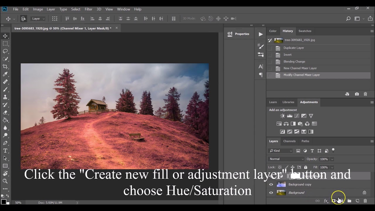 Simple and easy: Infrared photo effect tutorial in Adobe Photoshop CC ...
