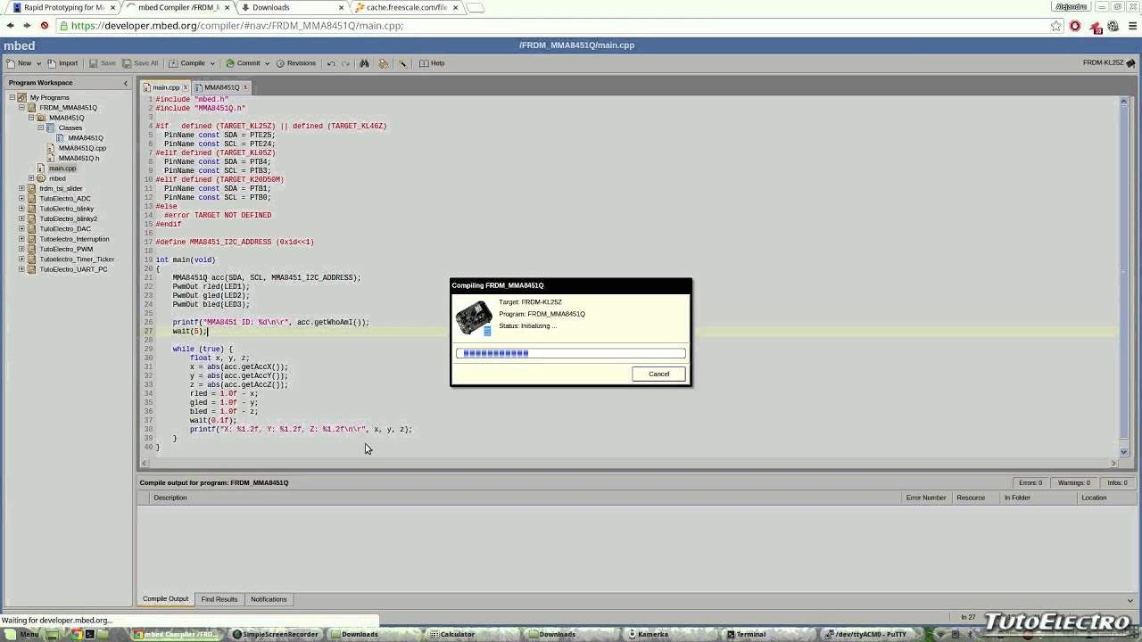 Tutorial Mbed #9 Acelerómetro MMA8451Q - YouTube