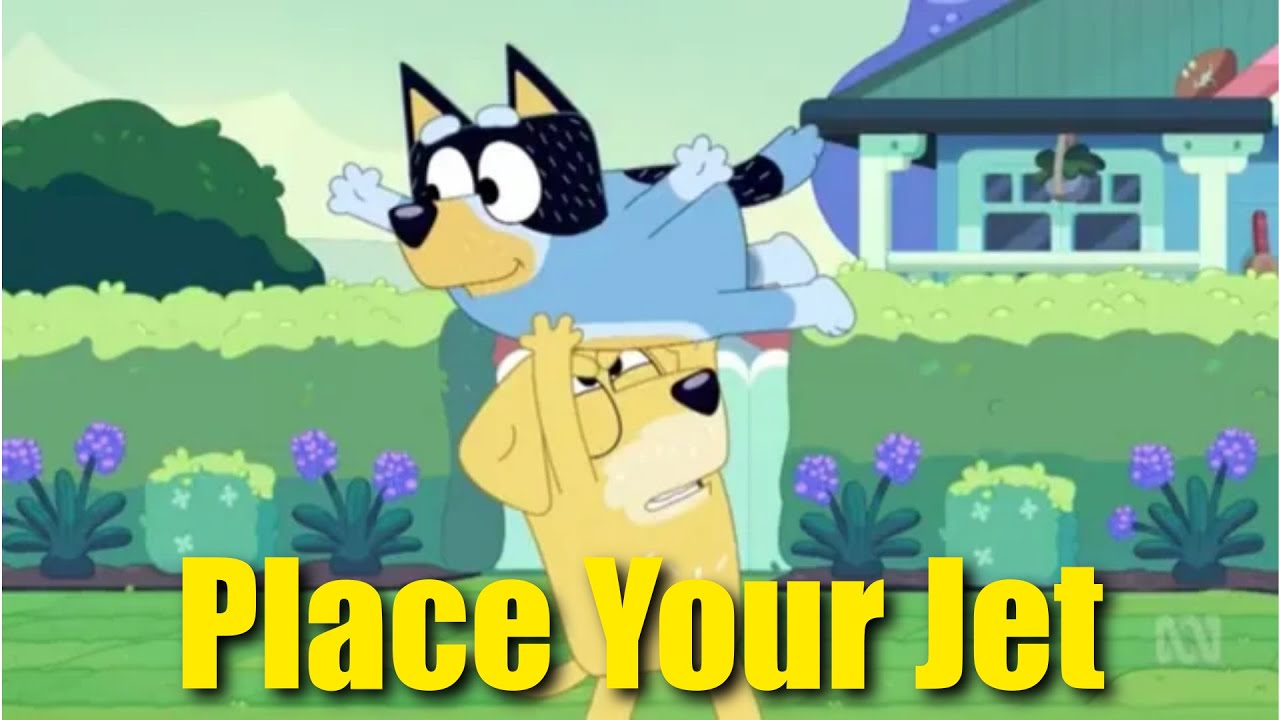 Bluey Aeroplane - Place Your Jet - YouTube