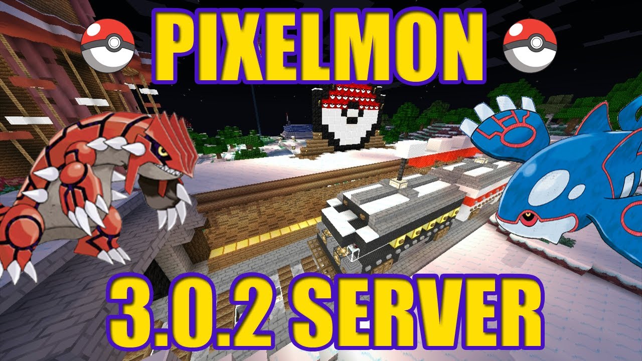 Minecraft Pixelmon 3.0.2 Server - Tournaments, Gyms, Towns, Mini Games ...
