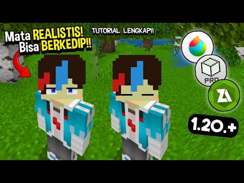 TUTORIAL LENGKAP!! - Cara Membuat Animasi Mata Berkedip Di Minecraft 1.20 +!!! - YouTube