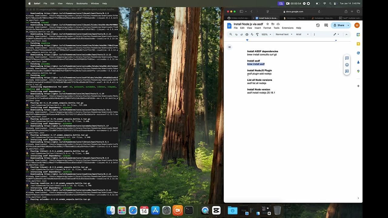 MacOS: Install nodejs via asdf [Advanced Tutorial] - YouTube
