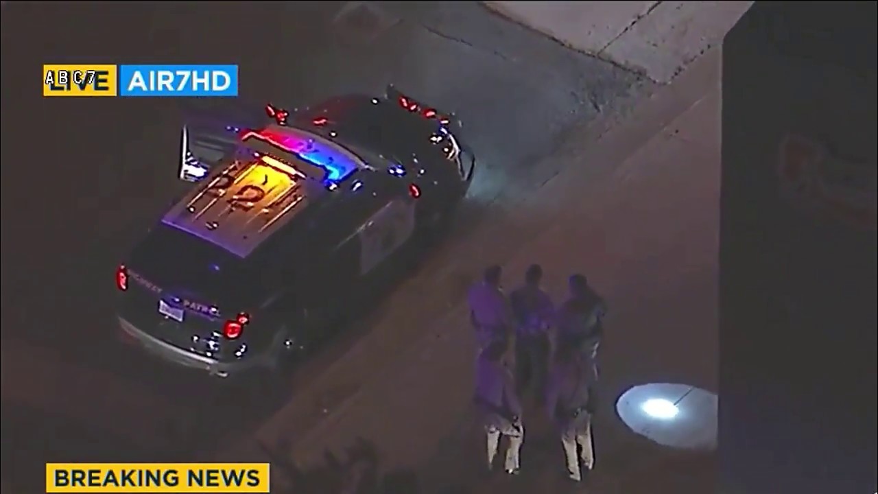 Crazy Police Chase in LA ends in a crash - YouTube
