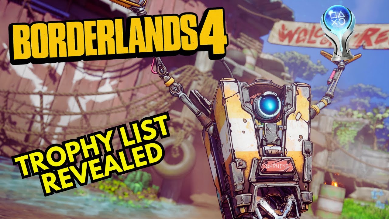 Borderlands 4 🏆 How Hard Is the Platinum? All Trophies & Achievements ...