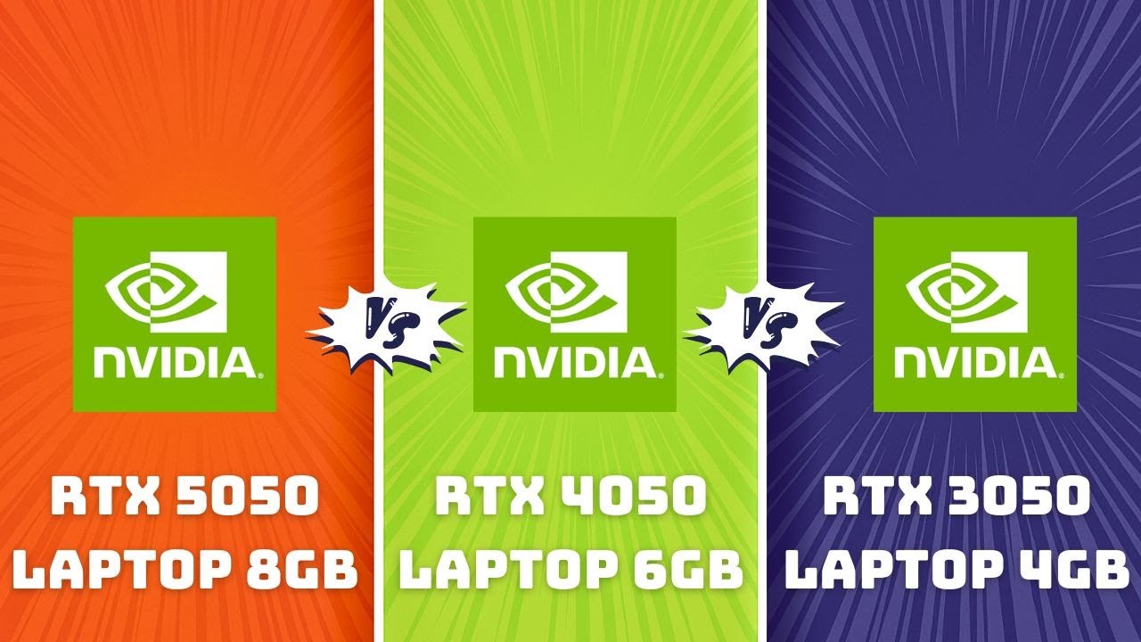RTX 5050 Laptop vs RTX 4050 Laptop vs RTX 3050 Laptop – Gaming ...