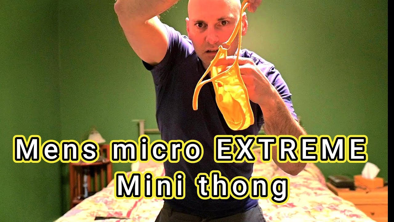 Sexy mens micro bikini extreme g string for men - YouTube