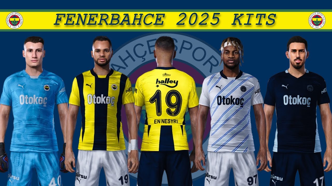 Fenerbahçe New Season Kits 2024-2025 PES2021 [Sider] #pes2021 # ...