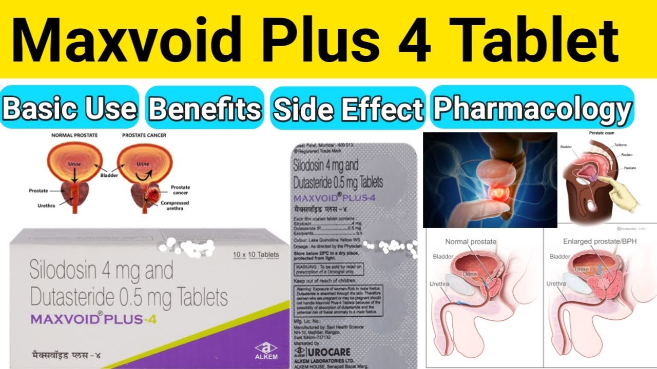 Maxvoid Plus 4 Tablet / Maxvoid Plus 4 mg Tablet Use In Hindi ...