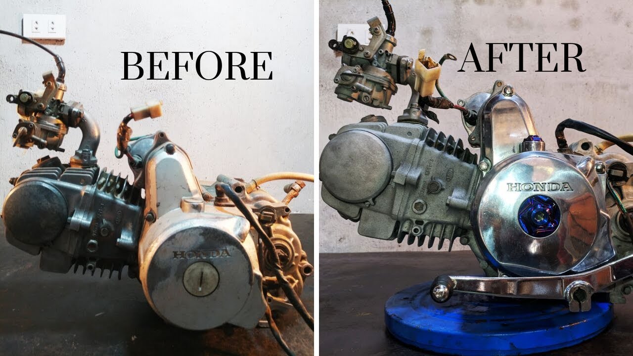 Honda WAVE RESTORATION - Part 3 - YouTube