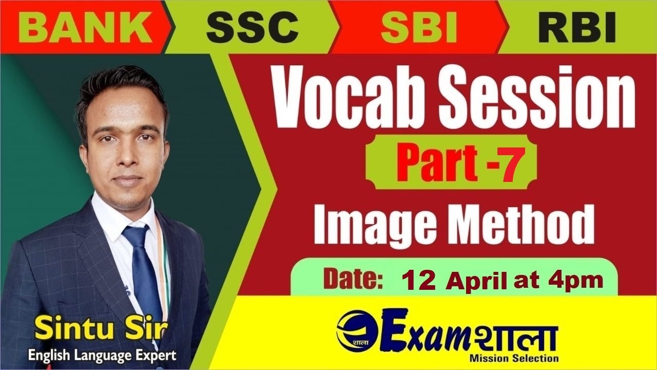 Vocab Session | Part 7 | Selection in 2022 | By Sintu Sir - YouTube