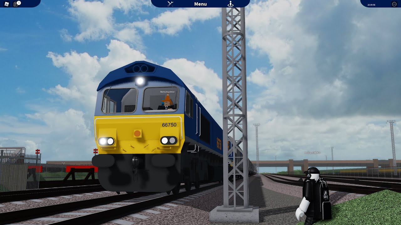 Class 66 in GCRf livery with European horn - GCR admin train running ...