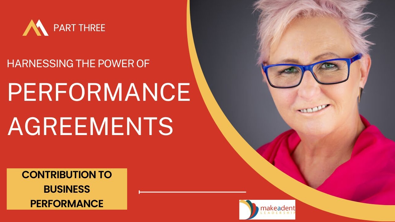 3-Employee Performance Agreements: How to Set Up Contribution To ...