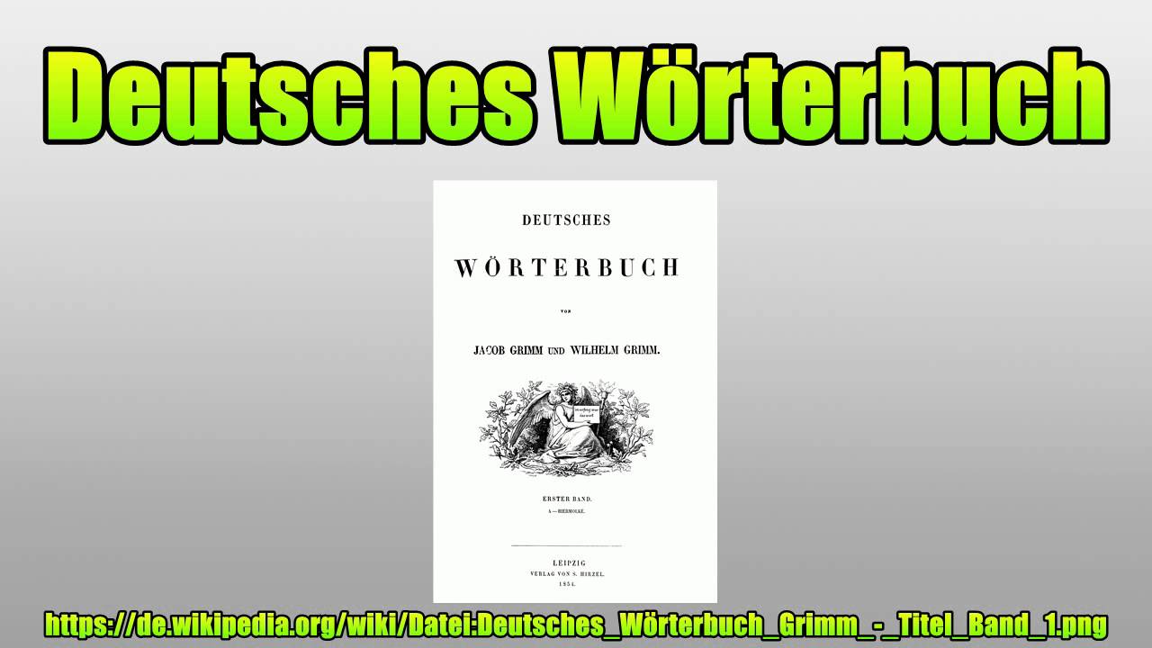 Deutsches Wörterbuch - YouTube