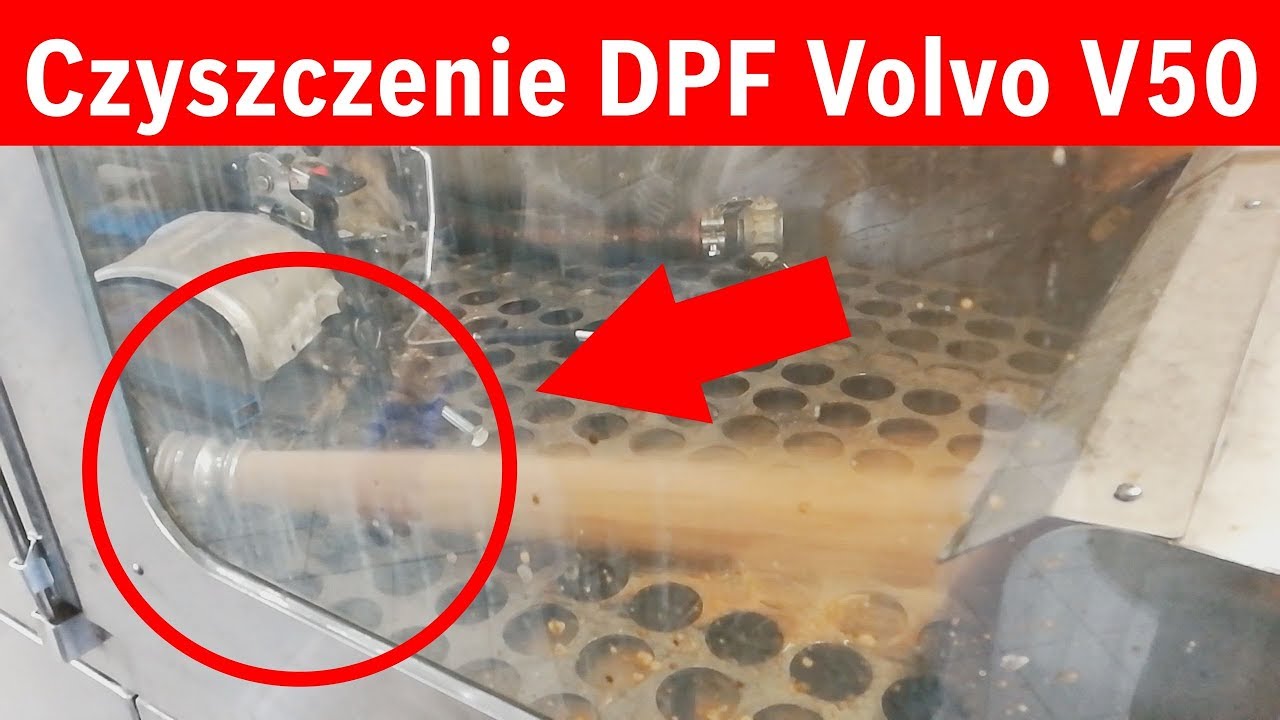 Czyszczenie DPF Volvo V50 1.6 HDI 110KM - YouTube