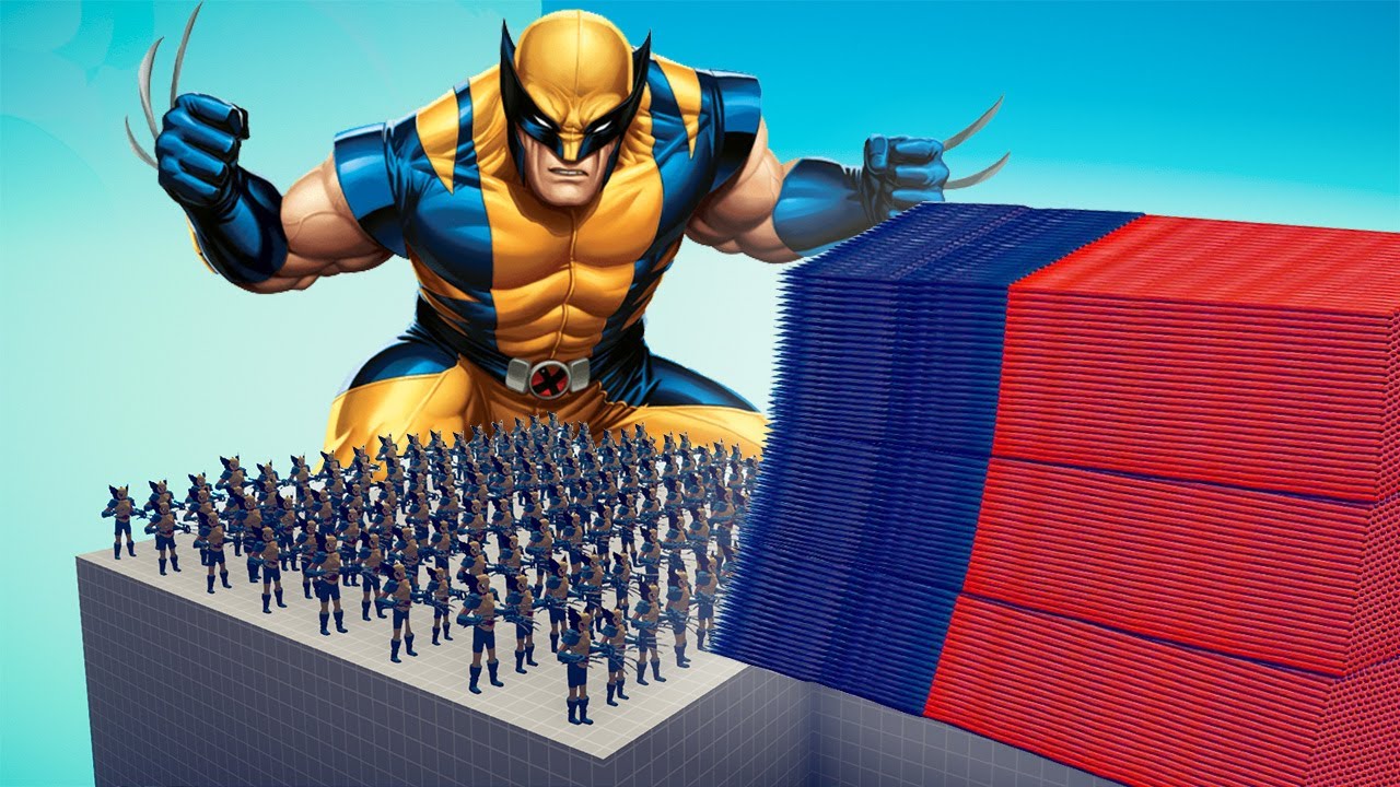 200x WOLVERINE vs 1x EVERY GOD - Totally Accurate Battle Simulator TABS ...
