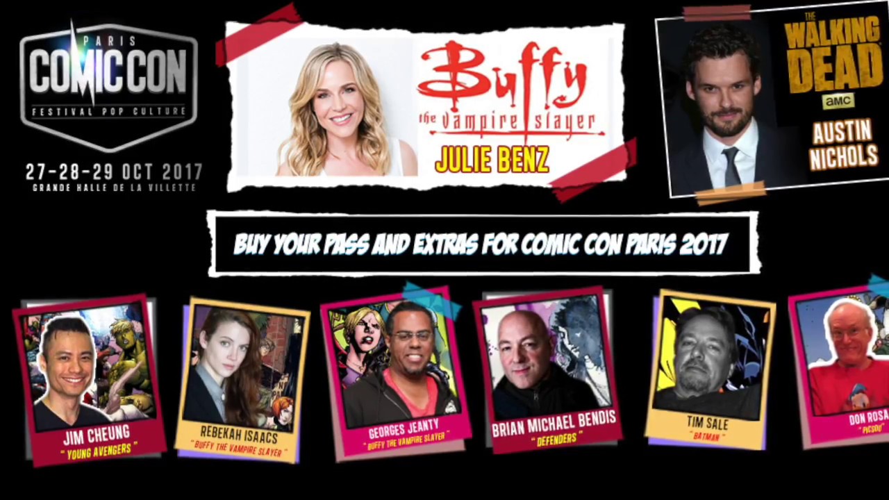 BUFFY Slays 20 au Comic Con Paris 2017 - YouTube