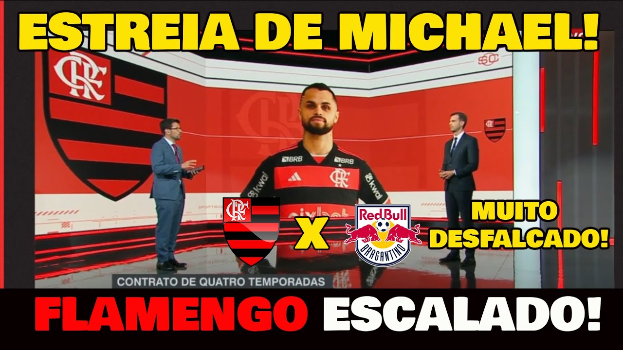 ESTREIA DE MICHAEL! MICHA BH E LUIZ ARAÚJO TITULARES, BRAGANTINO TEM 9 ...