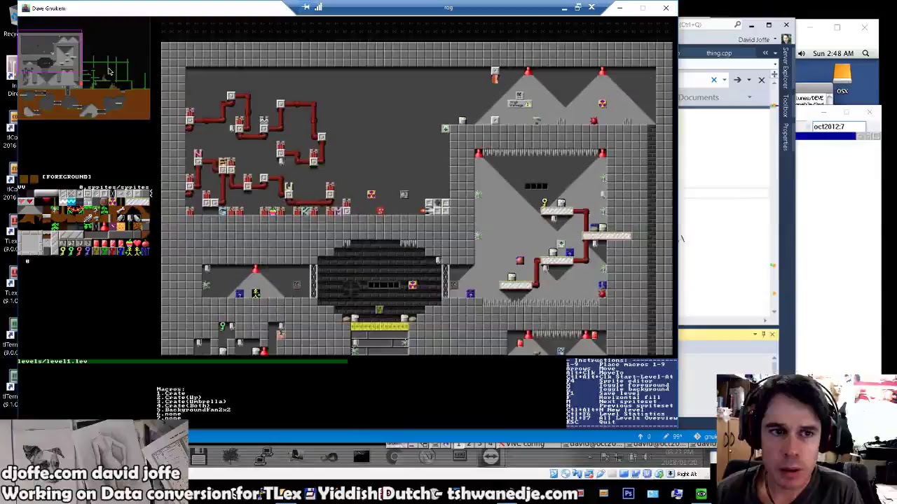 Live #programming - 20 Jan 2018 - TLex, tlTerm, tlCorpus, Dave Gnukem ...
