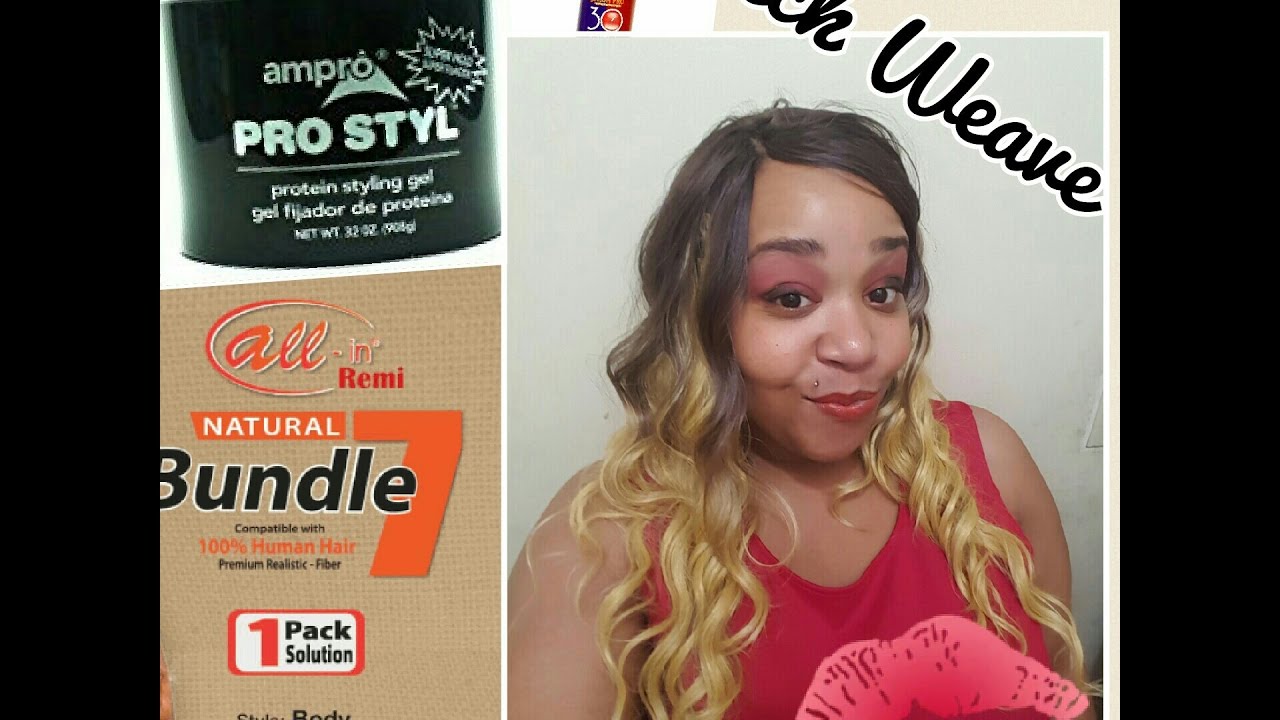 Protective Style: Quick Weave on Natural Hair - YouTube