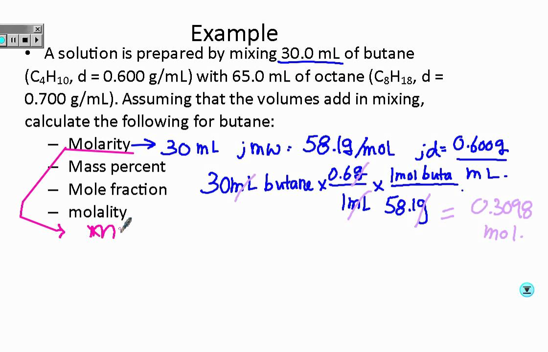 Correction to the Molarity question Unit 5 part 1 - YouTube