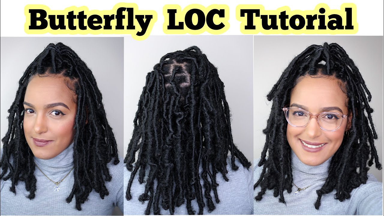 CÓMO hacer DREADS o RASTAS con extensiones | soft BUTTERFLY LOC ...