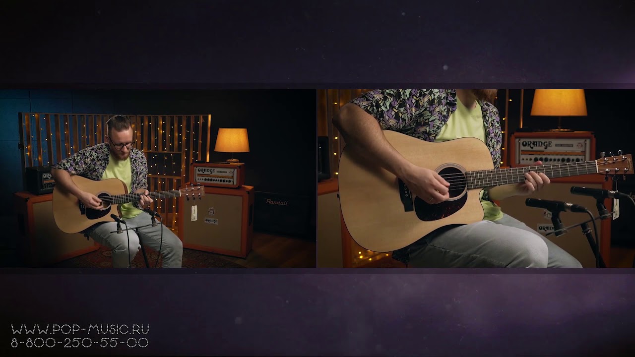 Martin DCPA4 - дорогая электроакустическая гитара - YouTube