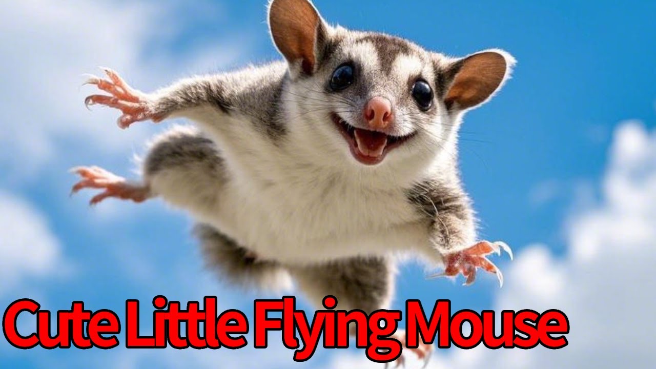 Meet The Cutest Flying Sugar Glider That Loves To Cuddle - YouTube