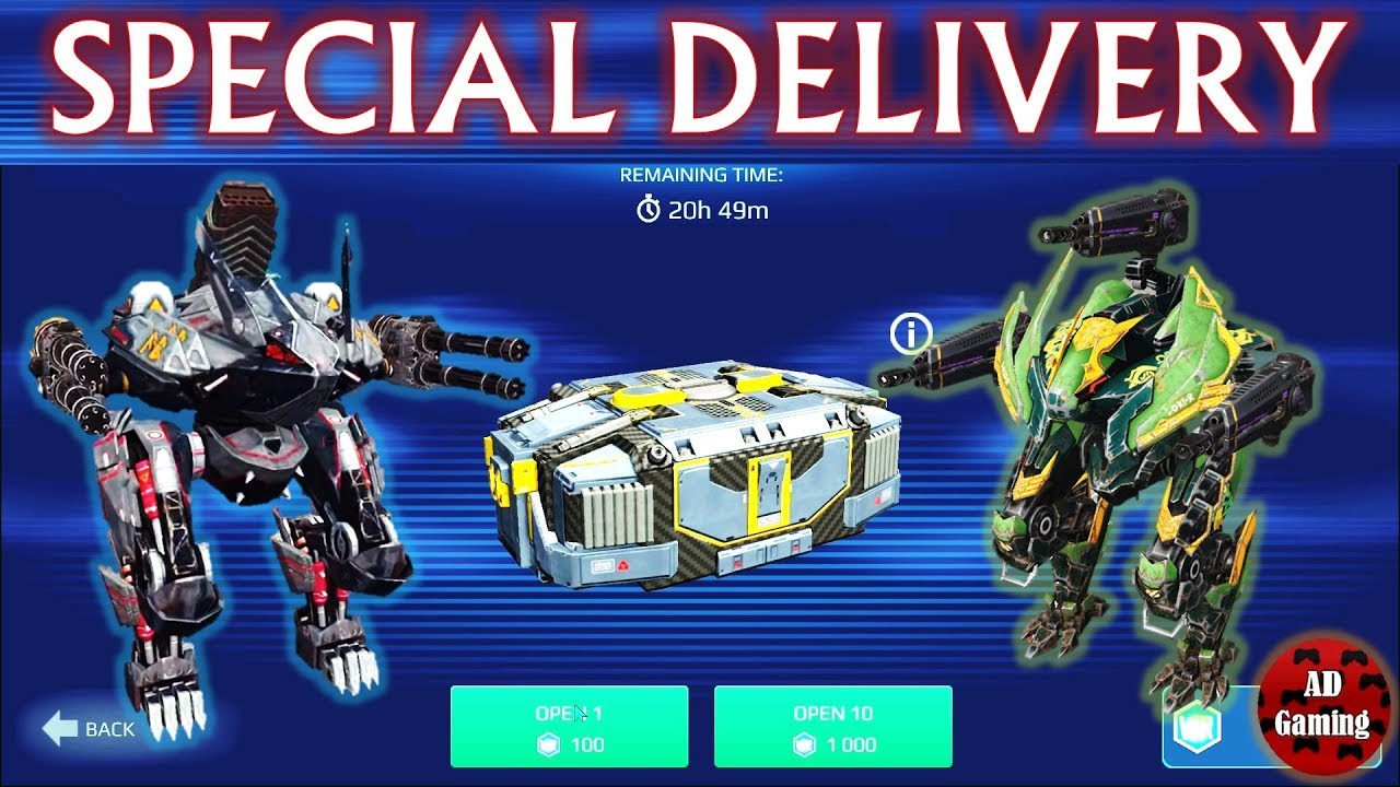 War Robots - Special Delivery Chests Opening - 2100 Coins - YouTube