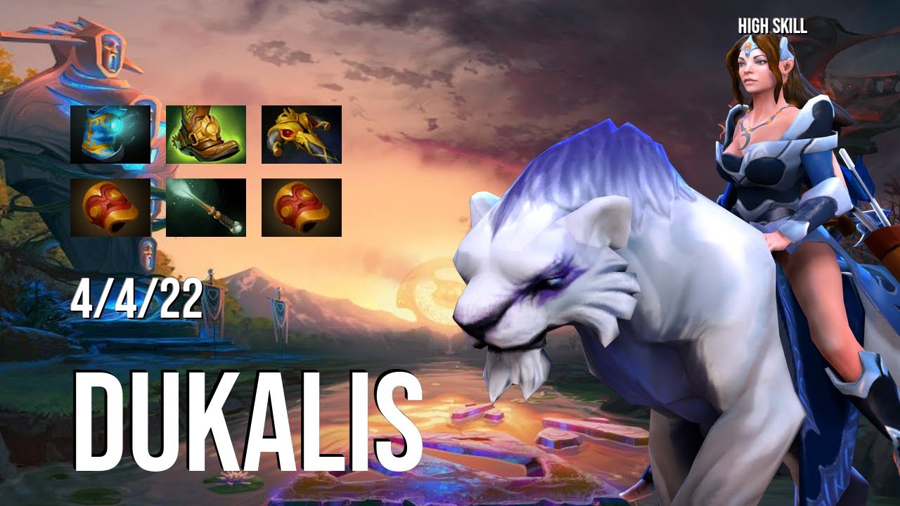Dota 2 Pro Gameplay Dukalis Mirana 4 4 22 High Skill Dota 2 / Support ...