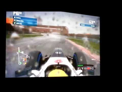 F1 EC s1 CHINA GP fight with Adam and crash Umber,Grohn