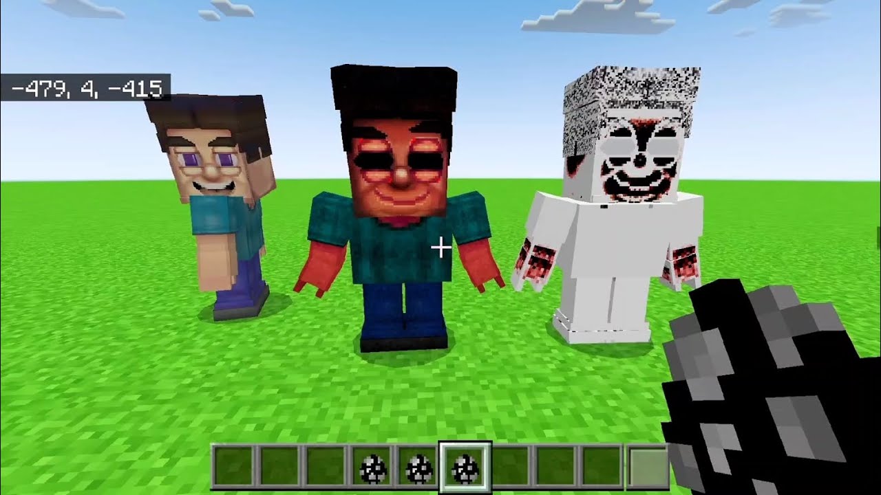 Grotesque Steve new update Addon Minecraft PE - YouTube