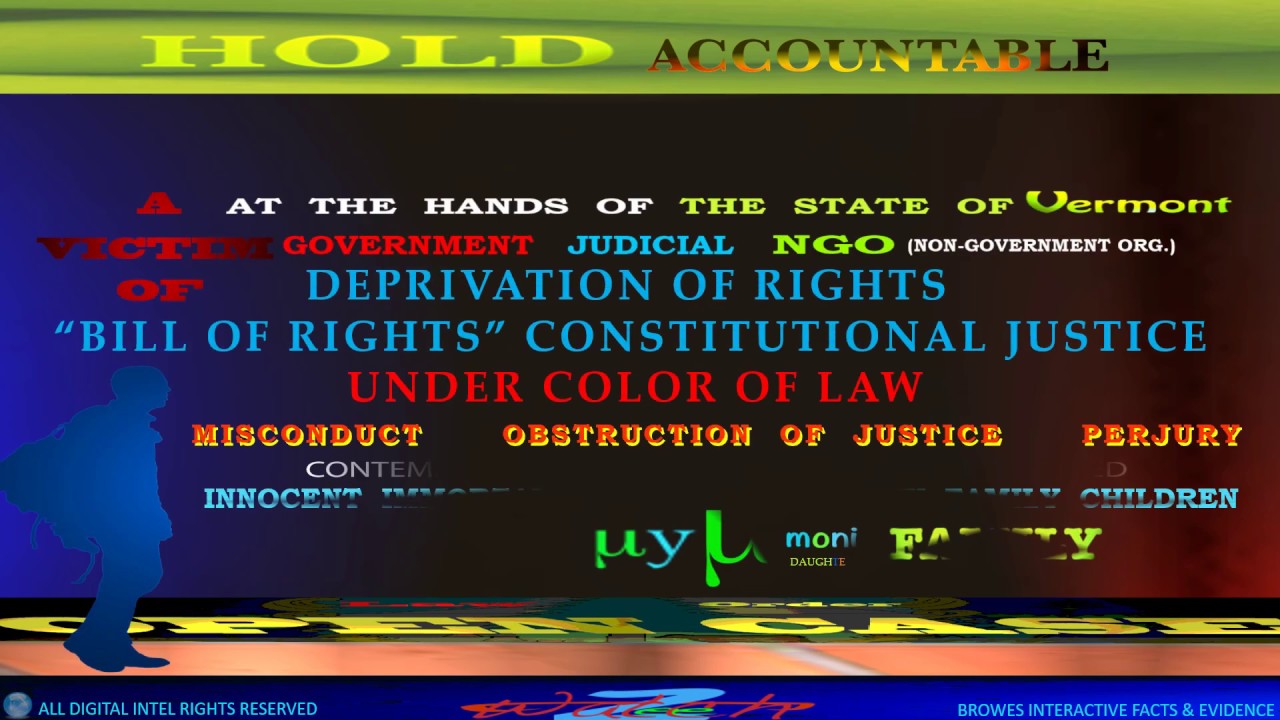 DEPRIVATION OF RIGHTS UNDER COLOR OF LAW - YouTube
