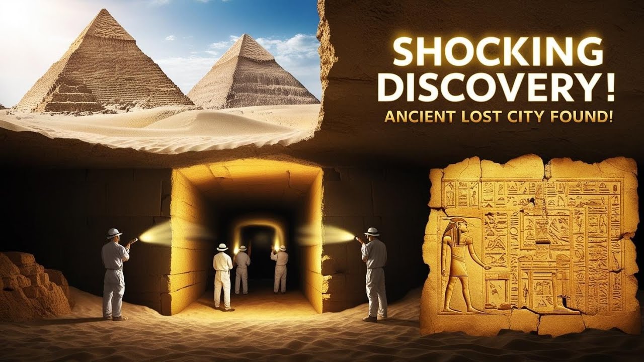 Ancient Lost City Found Under Egyptian Pyramids SHOCKING Discovery ...