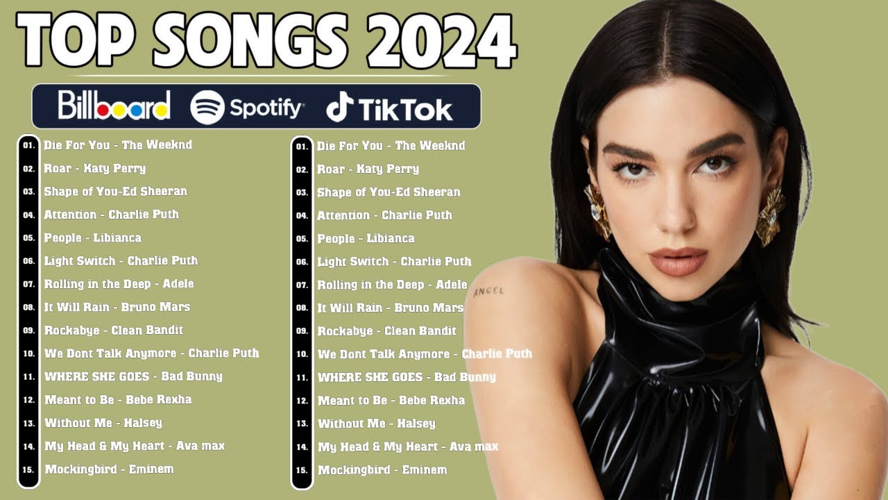 Pop songs playlist 2024 - Charlie Puth, Adele, Miley Cyrus, Maroon 5 ...
