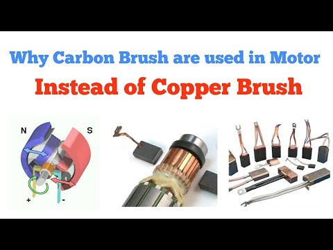 Why Carbon brush is used in motor instead of copper || CS Electrical ...