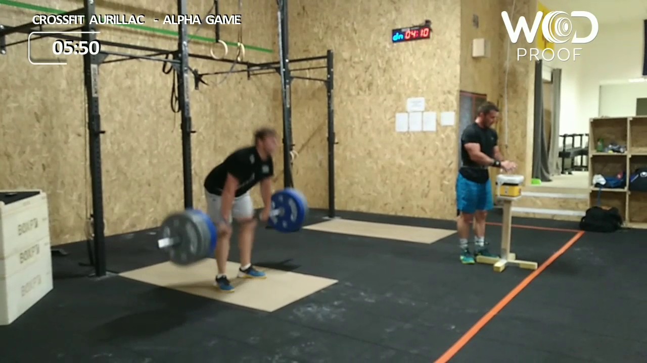 Crossfit aurillac alpha game wod 1 - YouTube
