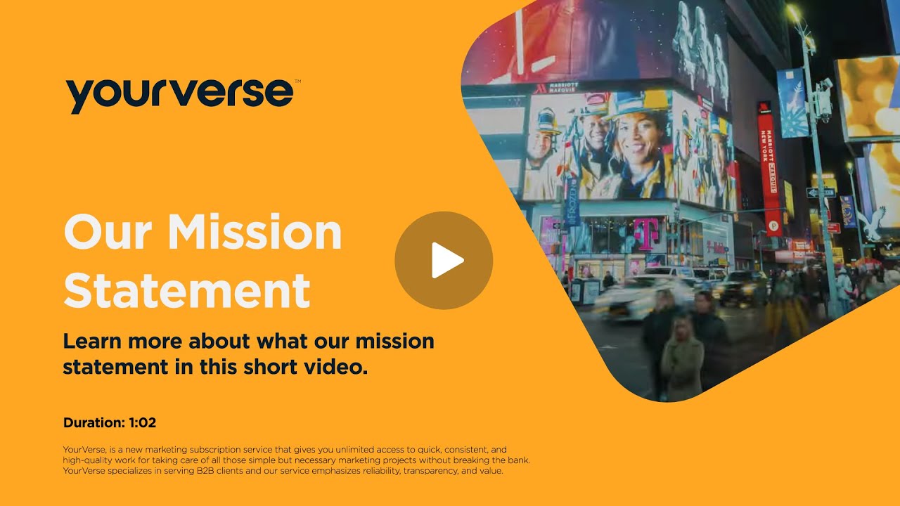 Our Mission - YouTube