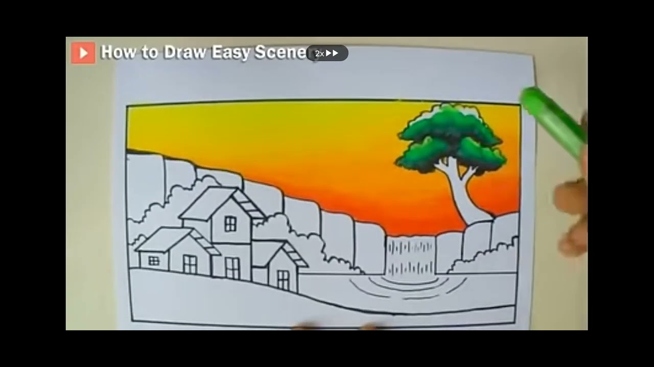 easy to make scenery - YouTube