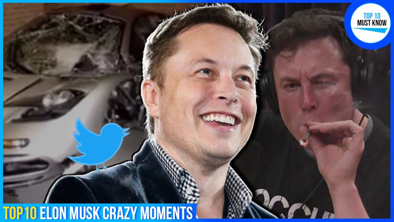 10 Elon Musk Crazy Moments - YouTube