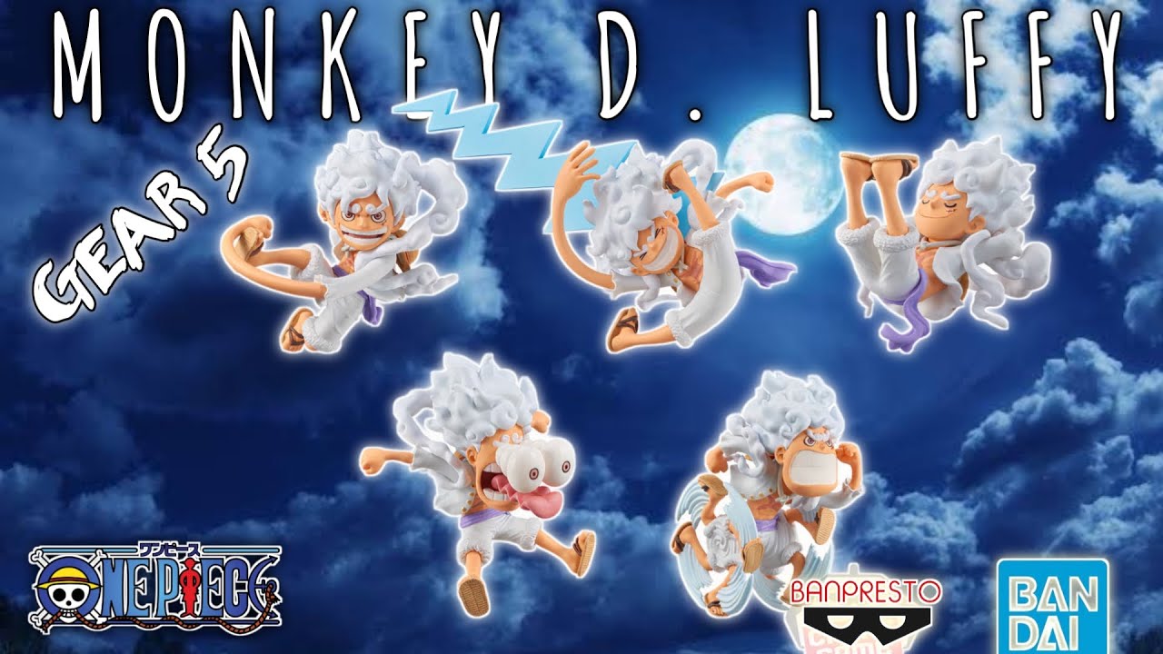 Unboxing! WCF Gear 5 Luffy | Nika | Set of 5 | Banpresto / Bandai - YouTube
