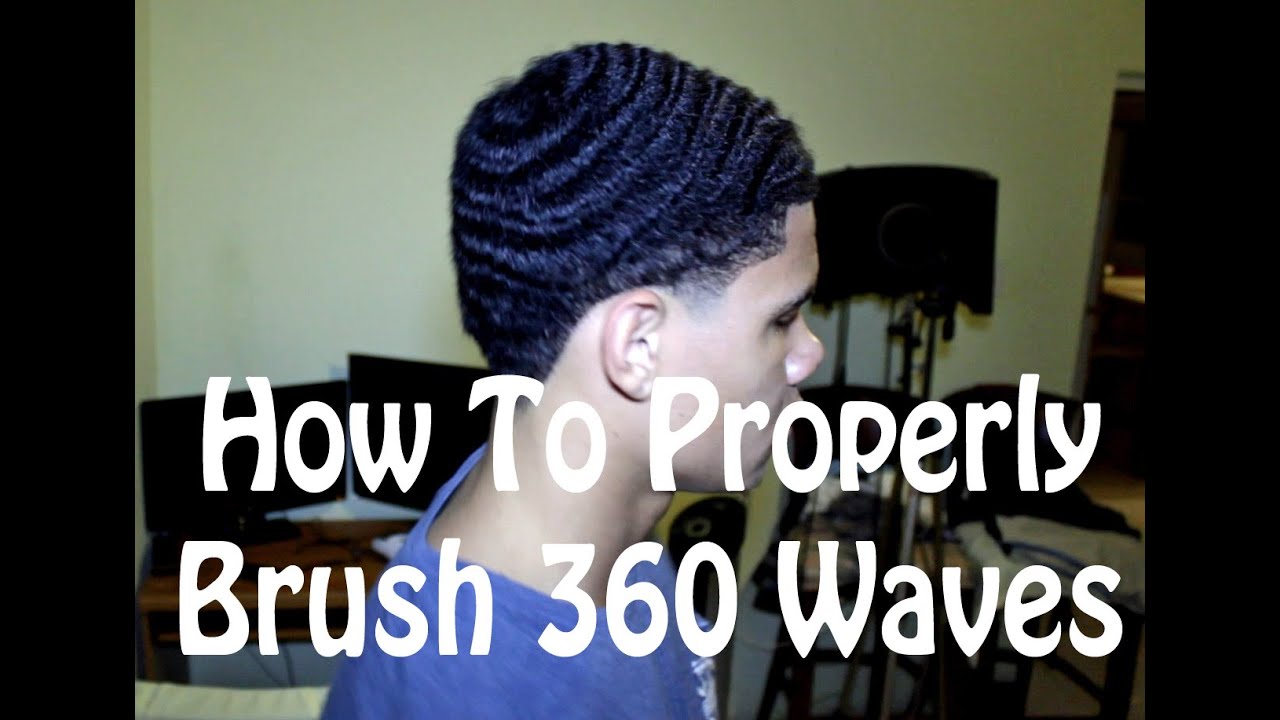 How To Properly Brush Beehive 360 Waves - YouTube
