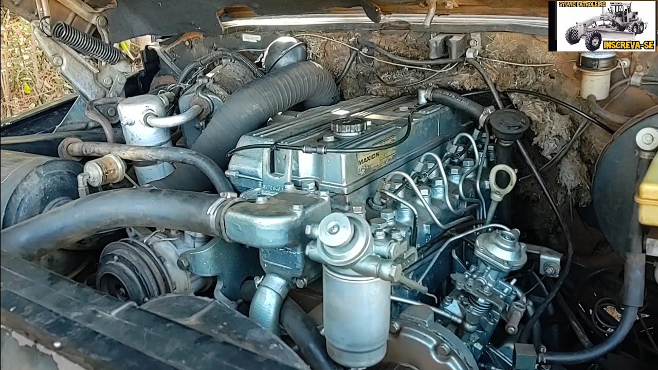 Motor novo (zerado) da D20 / Chevrolet D20 1996/ turbo plus - YouTube