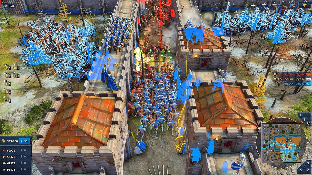 Age Of Empires 4 | French Siege Supremacy - Beating Golden Horde ...