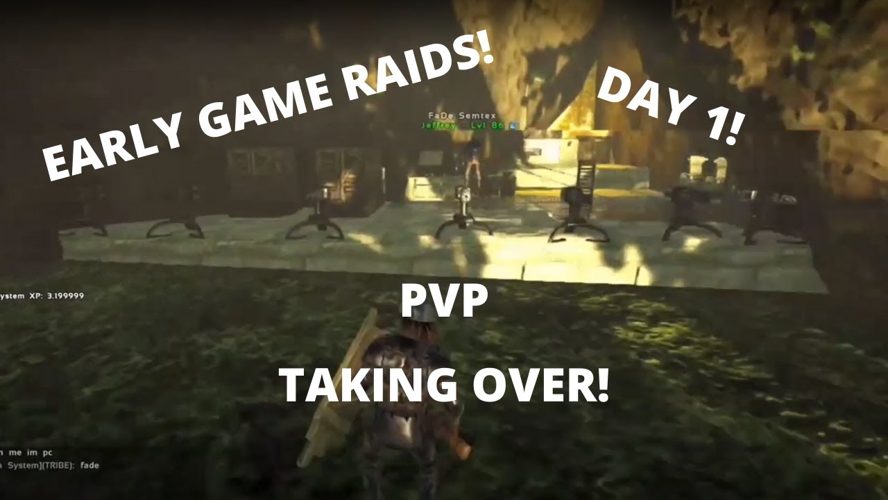 Getting Started on day 1! | Ark Lions Den PVP S10E1 - YouTube