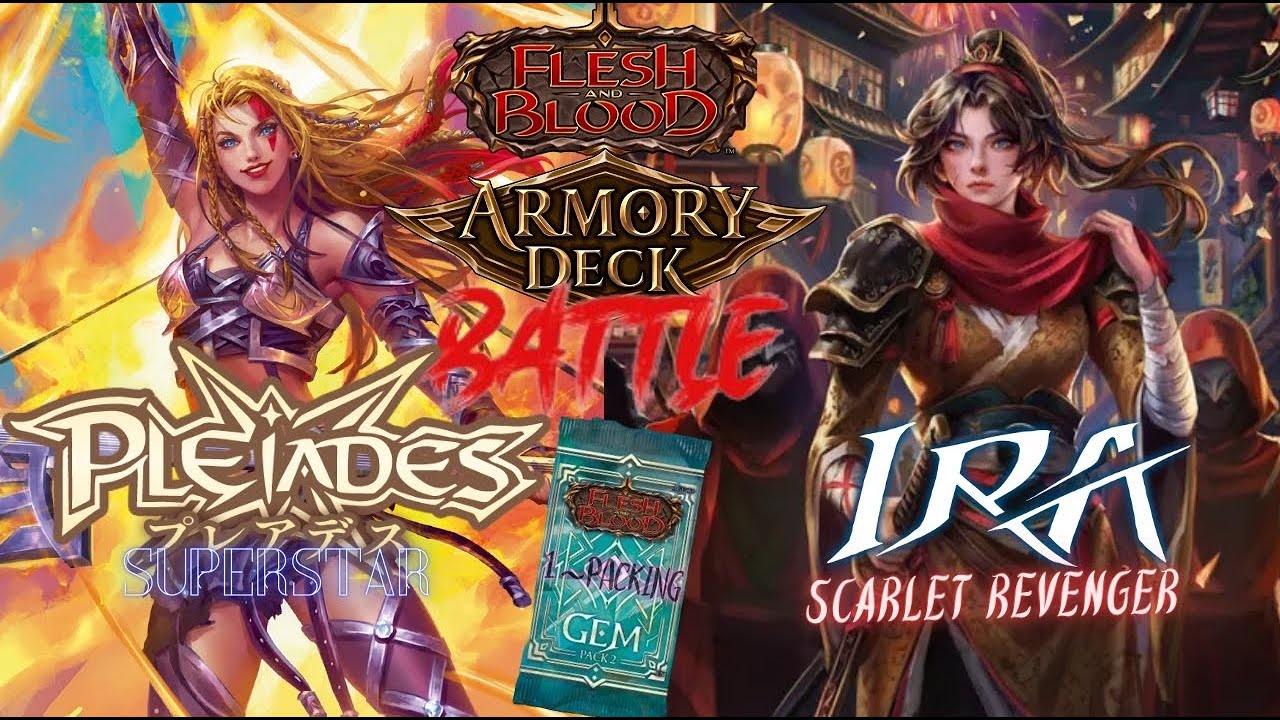 YuYu Plays: FaB@Home Ep160 | Pleiades vs Ira | Flesh and Blood | Armory Deck Battle - YouTube